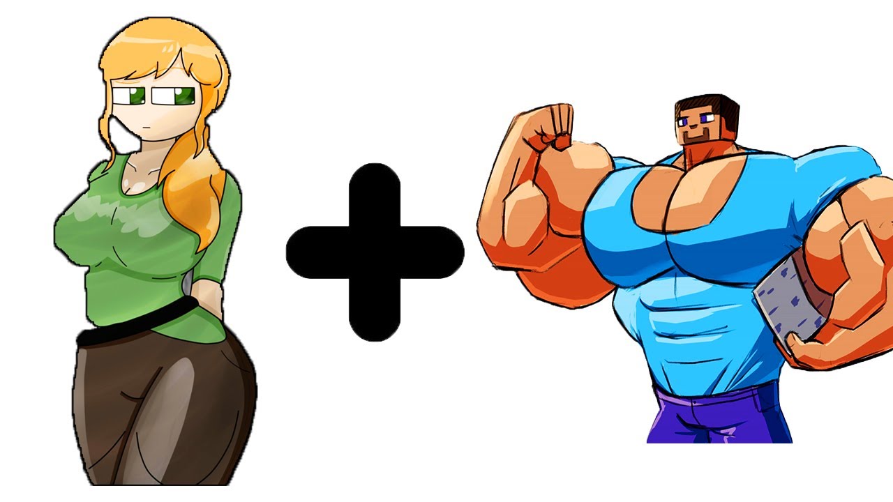 Minecraft Alex + Muscular Steve = ??? (Minecraft Animation) - YouTube