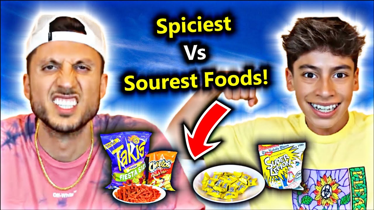 Ali & Ferran Challenge the Spiciest vs Sourest Foods | The Royalty ...
