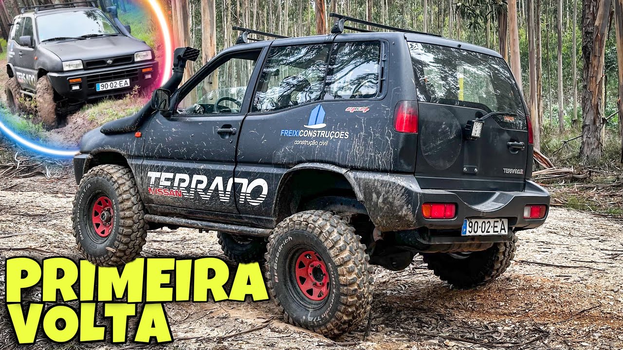 PRIMEIRA VOLTA DE NISSAN TERRANO II NO MATO *VAMOS APRENDER A ANDAR DE ...