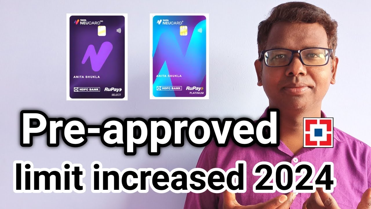 hdfc credit card pre approved limit increase | tata neu hdfc credit ...