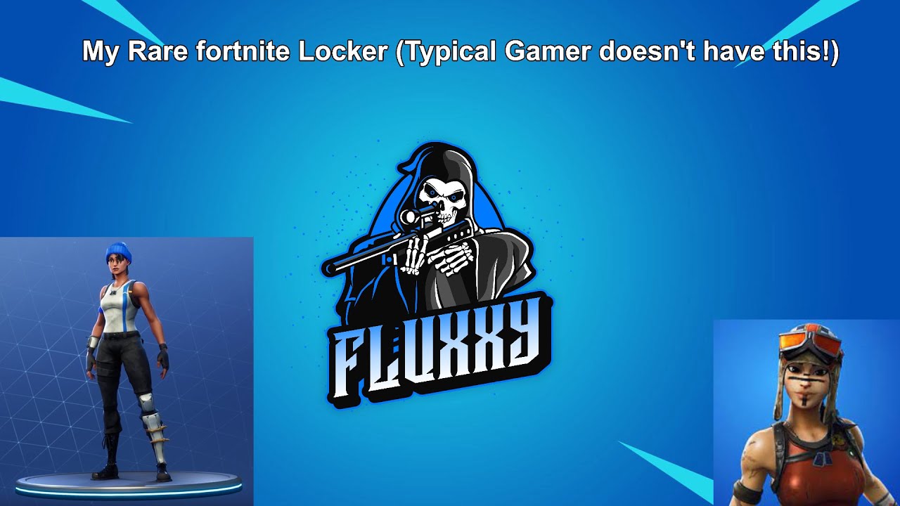 My Rare Fortnite Locker (even typical Gamer doesn't have this!) - YouTube