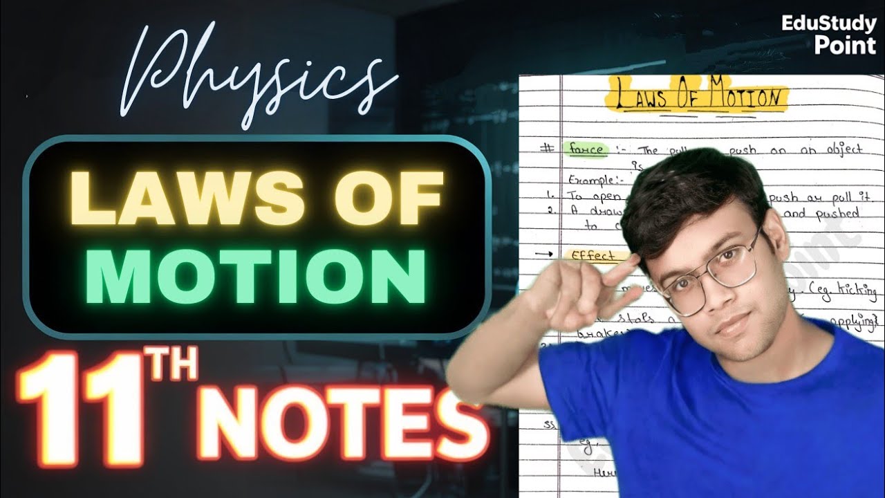 Laws of motion🔥|CLASS 11 Physics | Complete Ch handwritten notes ...