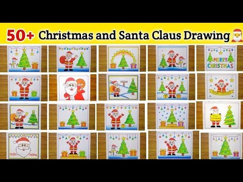 Christmas Drawing / Christmas Drawing Ideas / Merry Christmas Drawing ...