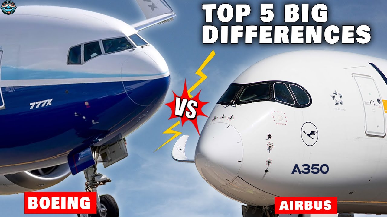 The 5 Real Major Differences Between Airbus And Boeing Aircraft