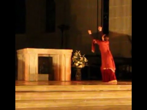 Claudine GEREZ   Mary at the Cross et sepulcher   Butoh