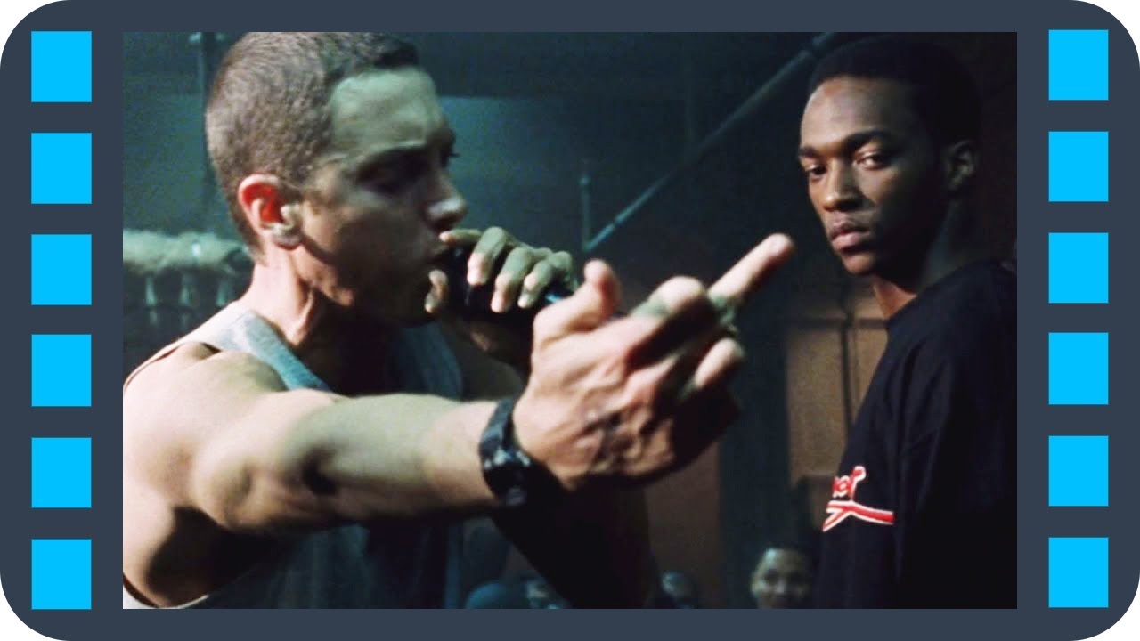 Рэп-батл B-Rabbit vs Papa Doc — 8 миля (2002) Сцена 10/10 HD - YouTube