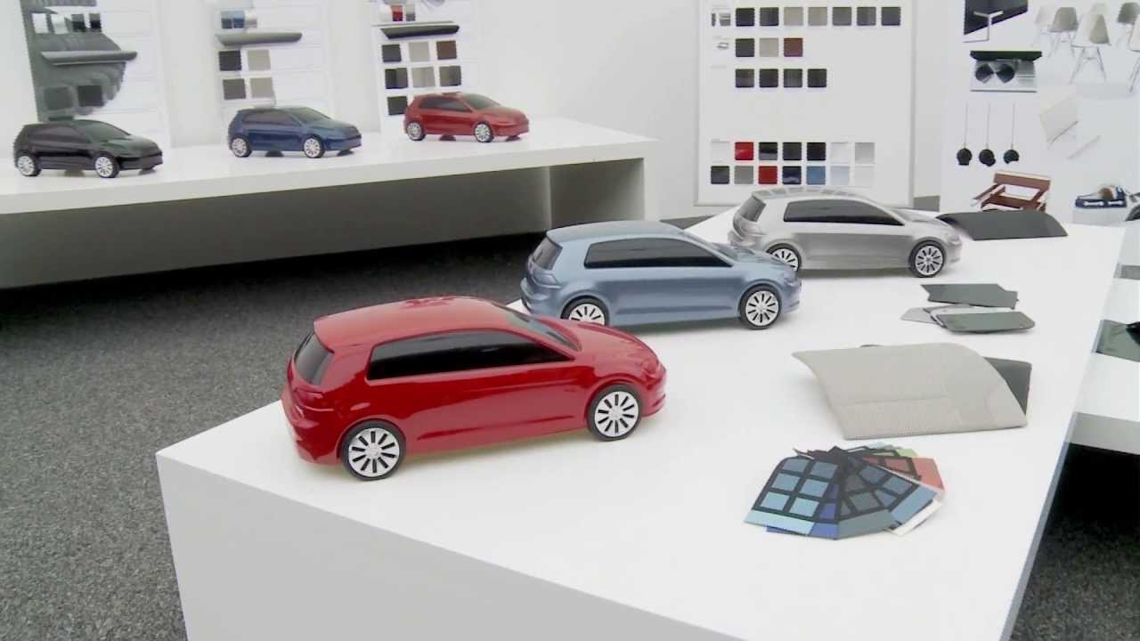 Volkswagen Golf 7 Development: Design Colour and Trim - YouTube