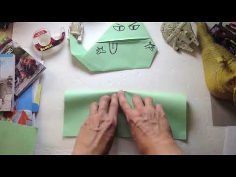 Folding Jabba the Puppett with Tom Angleberger
