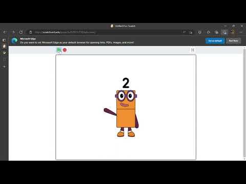 (scratch) Numberblock 2 waving animation test - YouTube