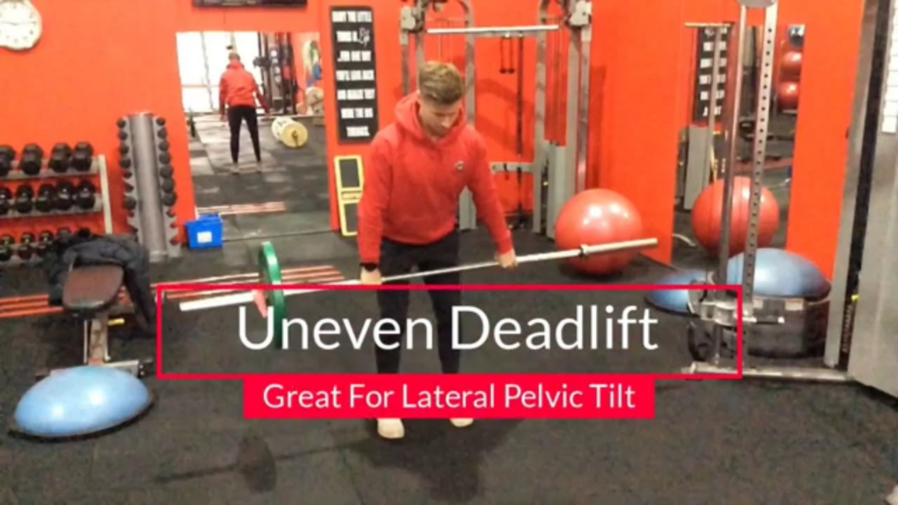Correcting Lateral Pelvic Tilt With The Uneven Deadlift - YouTube