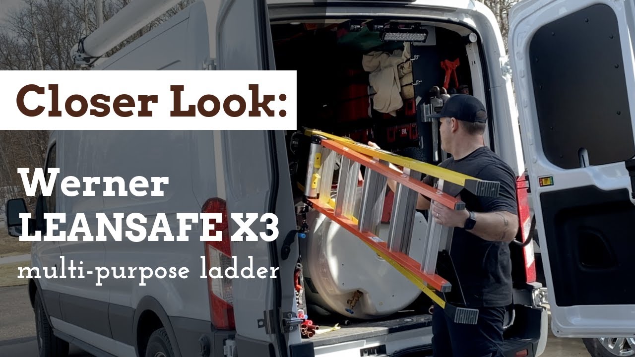 Werner LeanSafe X3 multi-purpose ladder review - YouTube