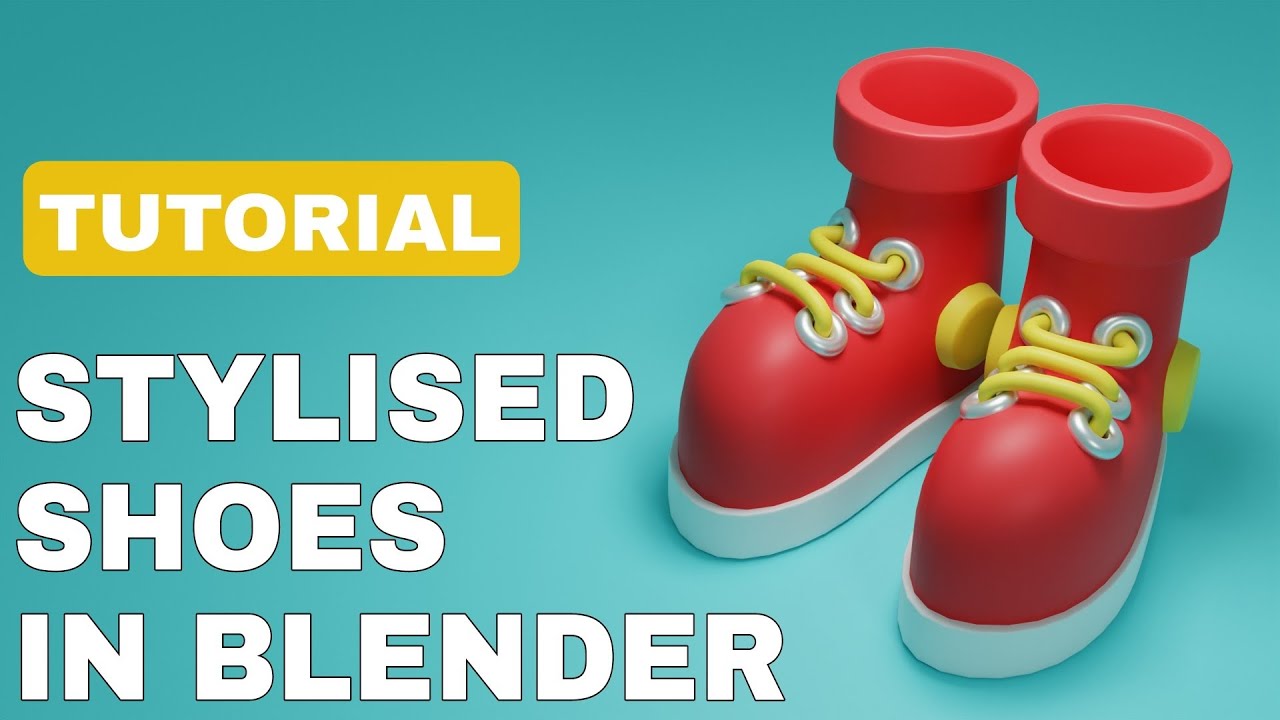 3D Stylised Shoes Modeling | Blender Tutorial - YouTube