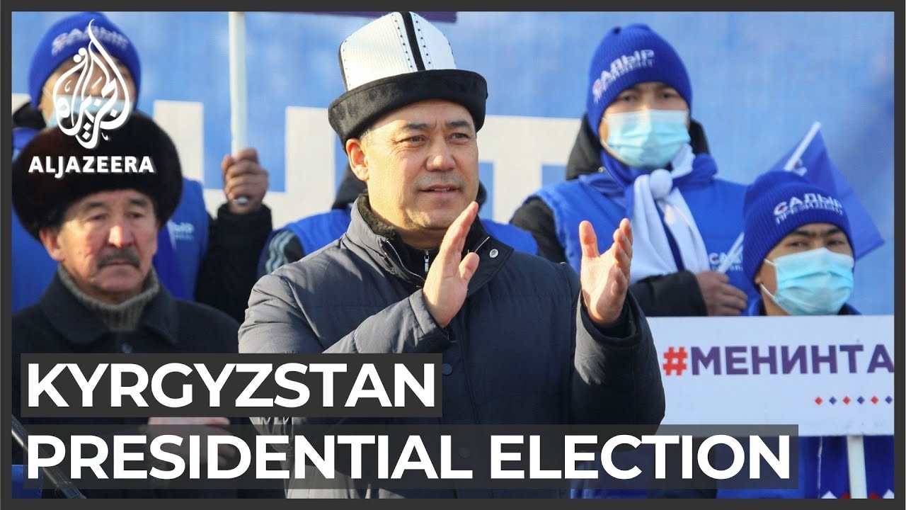 Japarov on course for landslide victory in Kyrgyzstan election - YouTube