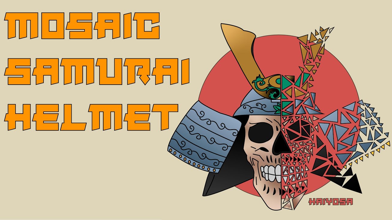 MOSAIC SAMURAI HELMET - YouTube