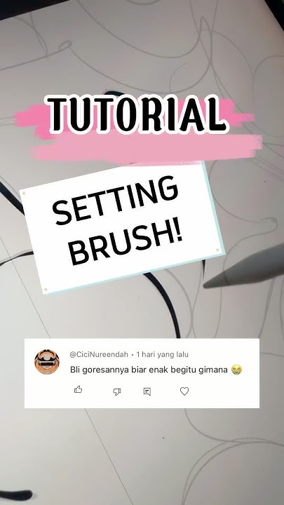 🌟INI DIA TUTORIAL SETTING BRUSH‼️ #tutorialgambar #procreate #ipadpro - YouTube