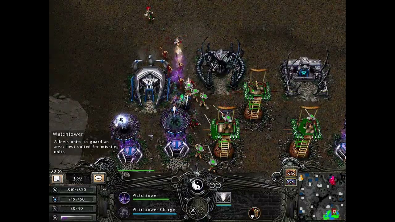 Battle Realms (Zen Edition): Warlock and Overseer Attacks - YouTube