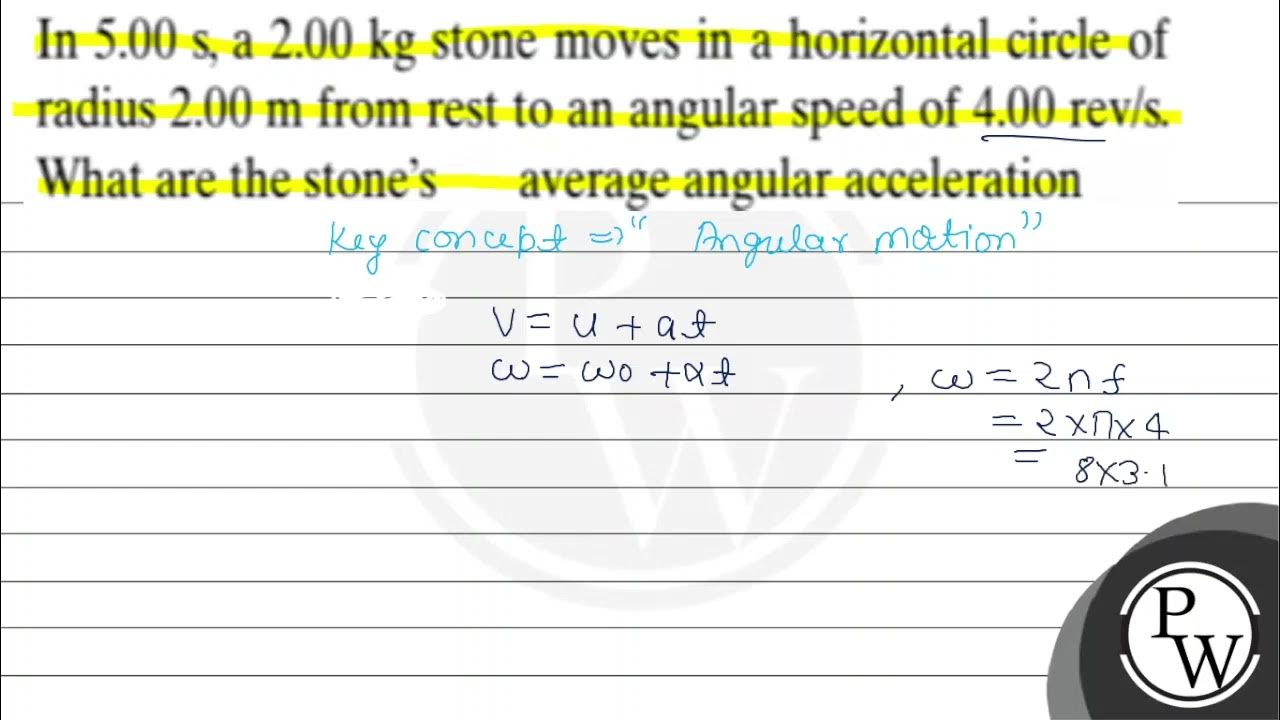 In 5 00 mathrm s A 2 00 mathrm kg Stone Moves In A in-5-00-mathrm-s-a-2-00-mathrm-kg-stone-moves-in-a