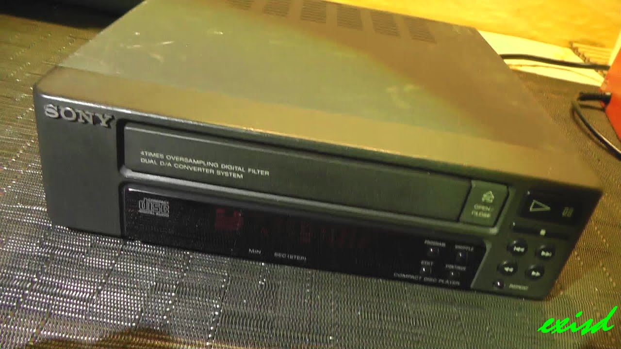 Sony CDP-H300 javitas - YouTube