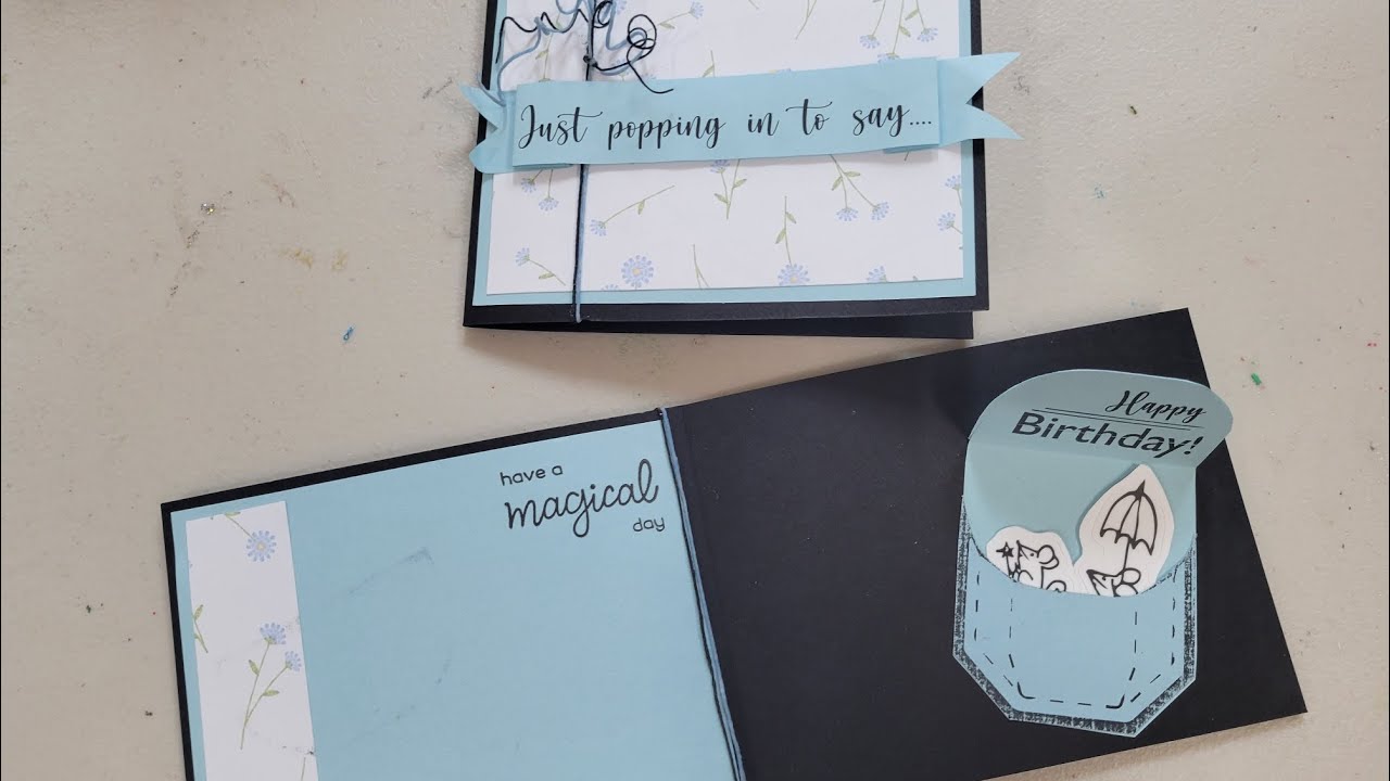 Pocket Craft, Card Making Tutorial, and Make-N-Take Craft - YouTube