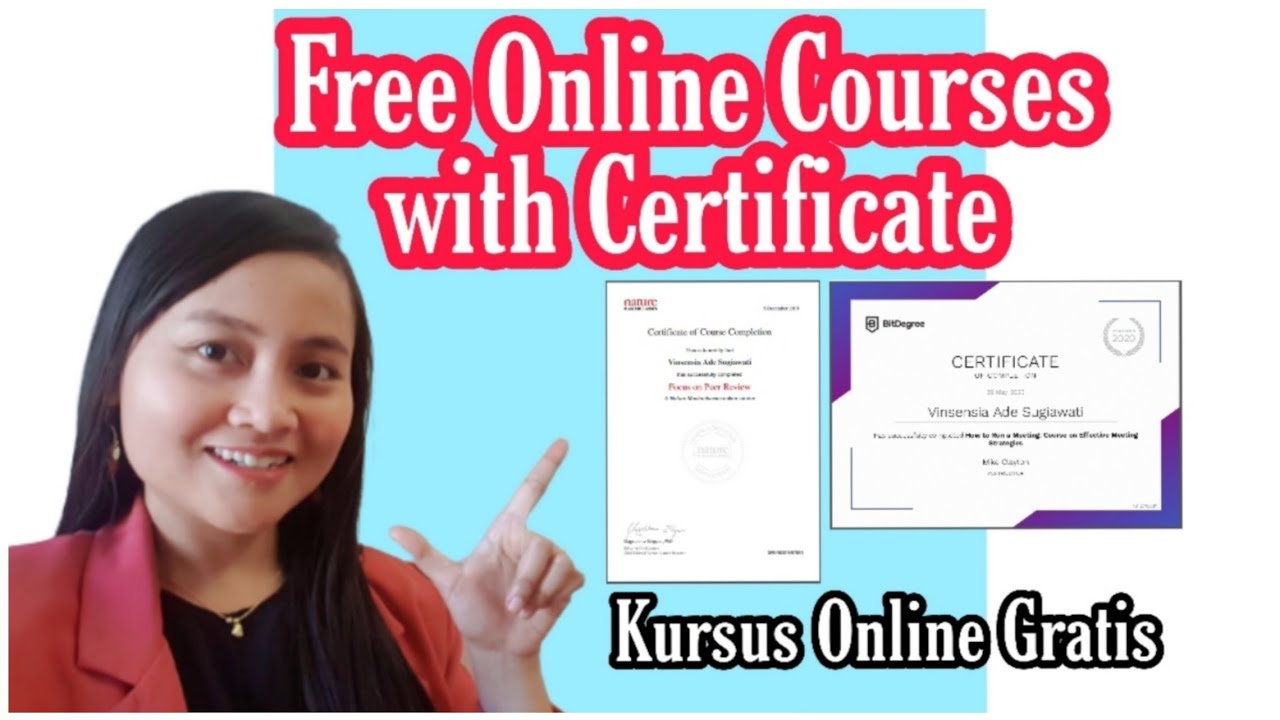Kursus Online GRATIS + Sertifikat |FREE Online #Courses with ...