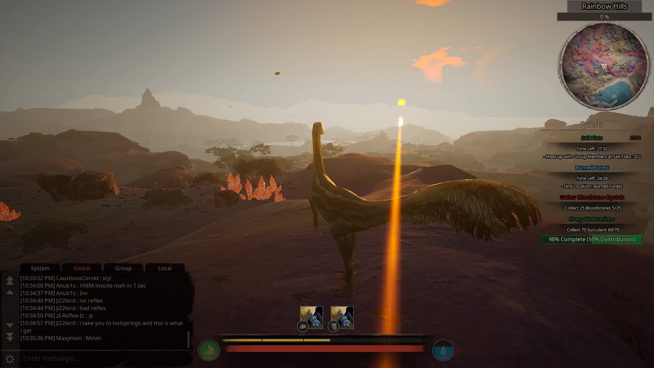 Path of Titans solo Struthi vs Raptor - YouTube