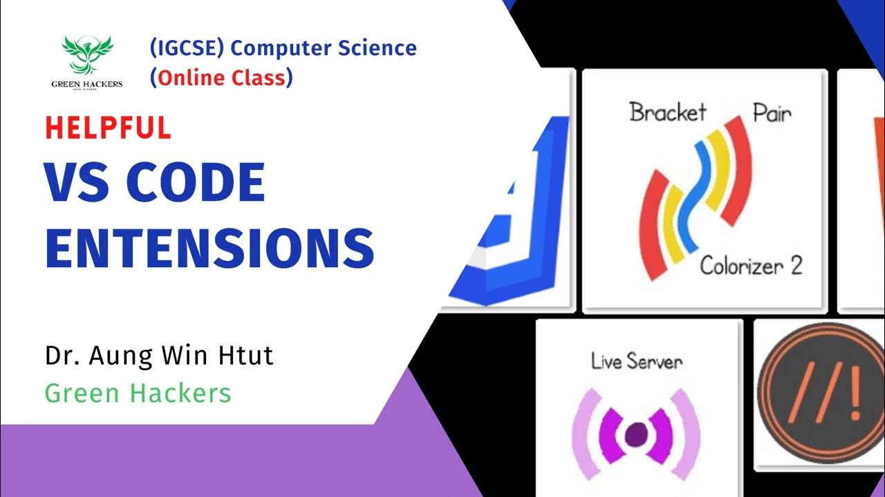 HTML 8 - Helpful VS Code extensions - YouTube