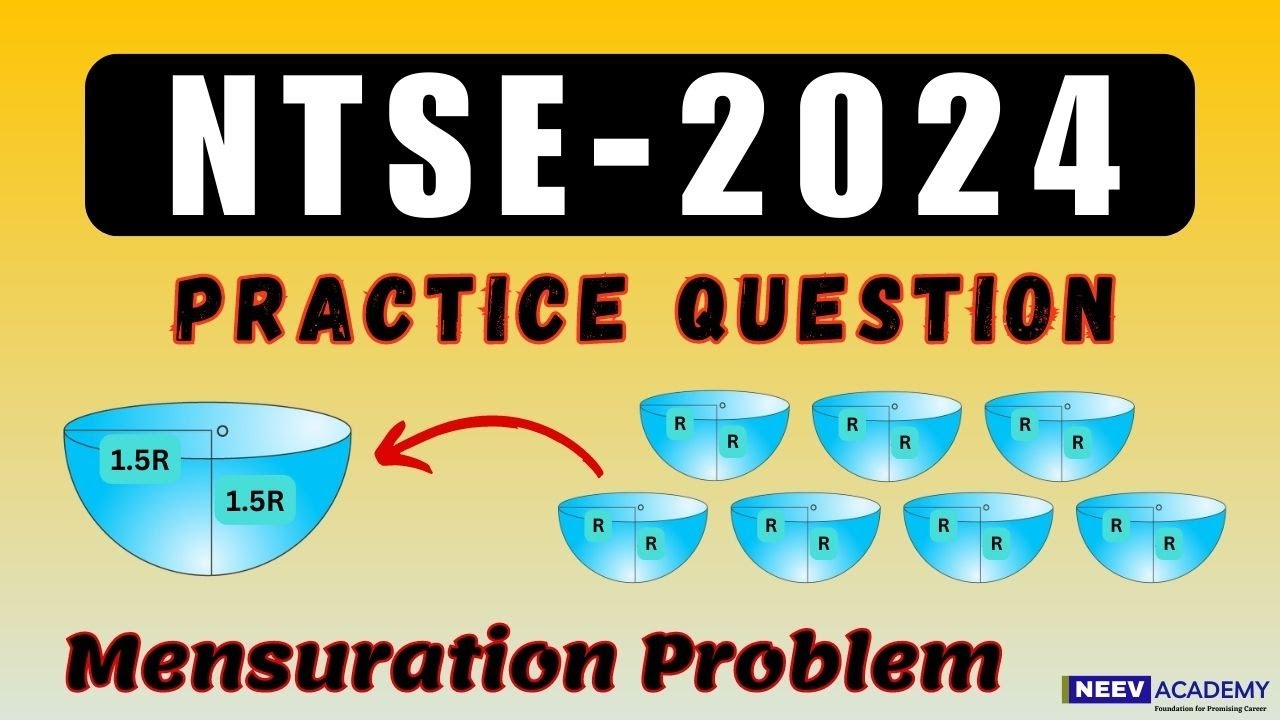 NTSE Preparation Class-10 | NTSE Exam - 2024 | NTSE Maths Questions for ...