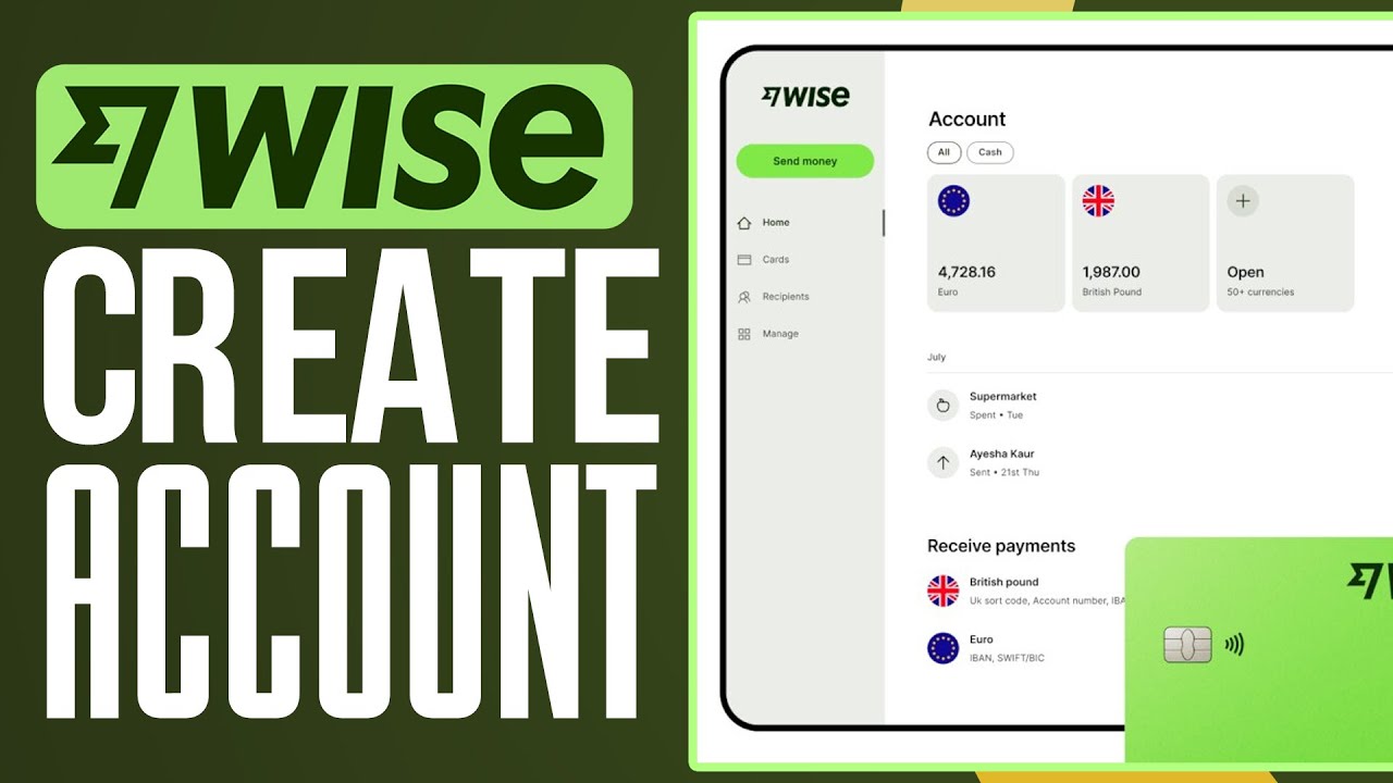 How To Create Account In Wise (2026) Setup Wise Bank Account - YouTube