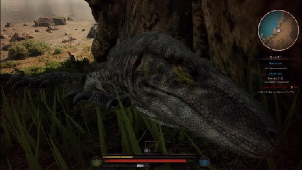 Path of Titans - Fun encounters as a lizard - YouTube