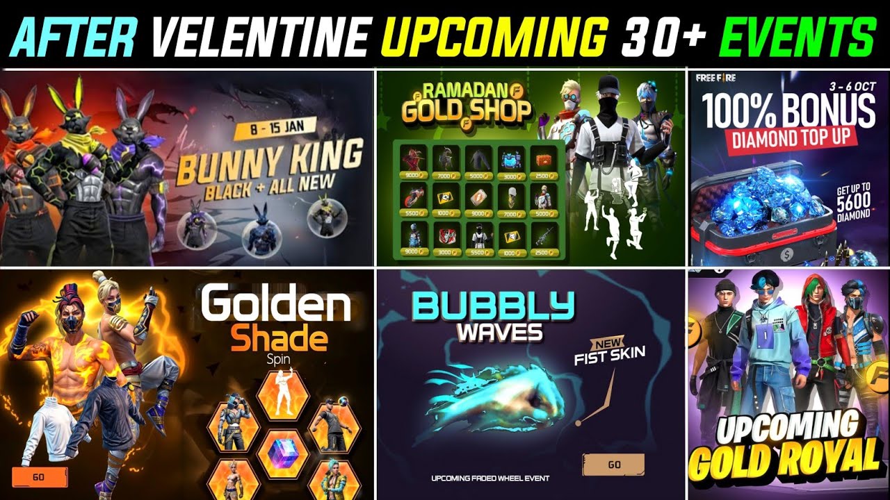 ALL BUNNY BUNDLE EVENT FREE FIRE | GOLDEN SHADE BUNDLE RETURN FF | FREE ...