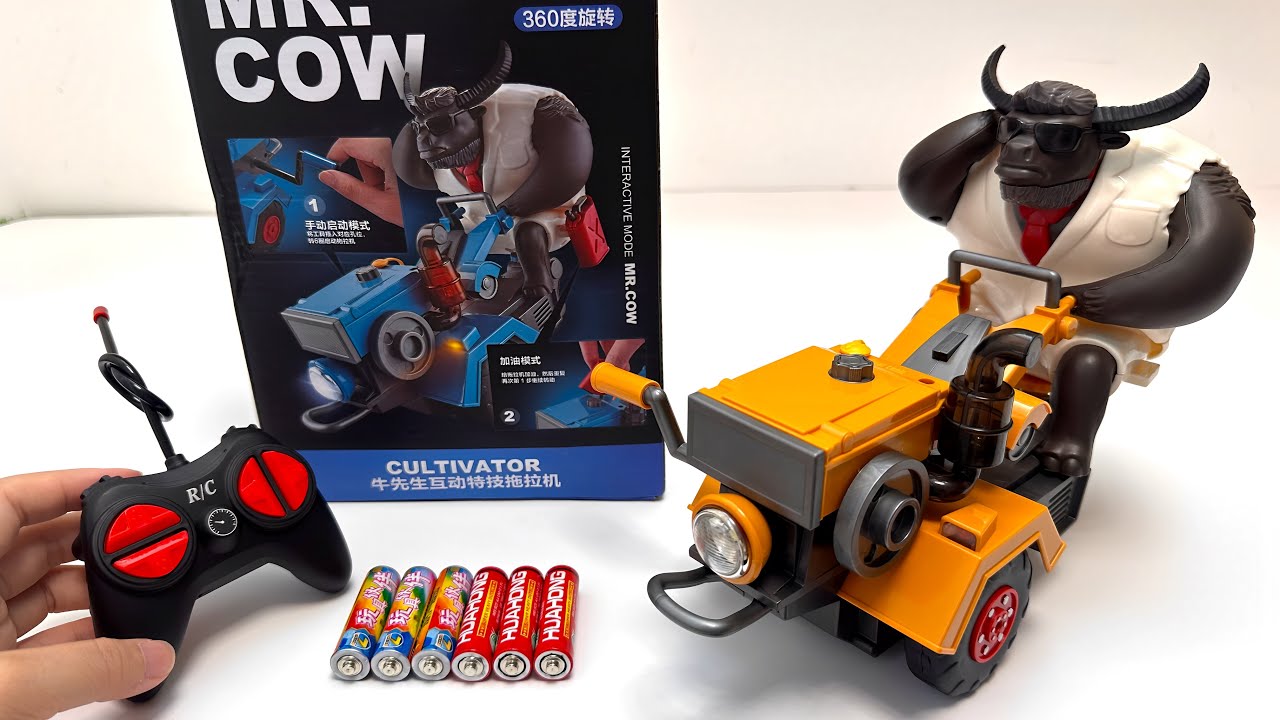 Unboxing Charles's Little Train,Tractor cart,Telecontrol Racing Car ...