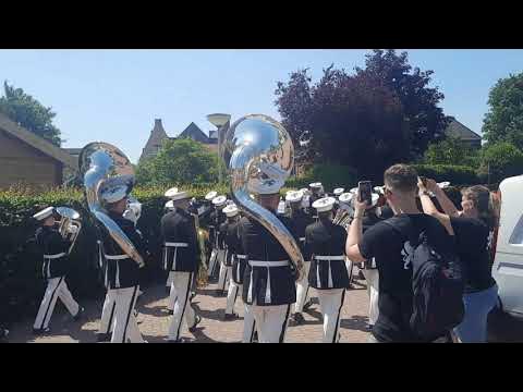 School- en Volksfeest Goor - 25 juni 2023 - Allegorische Optocht - Muziekkorpsen - YouTube