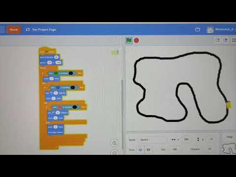 Line Tracer in Scratch - YouTube