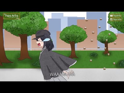 Woelah lebahnya ☕🗿 || Papa Artha || #papaartha #animation #jj - YouTube