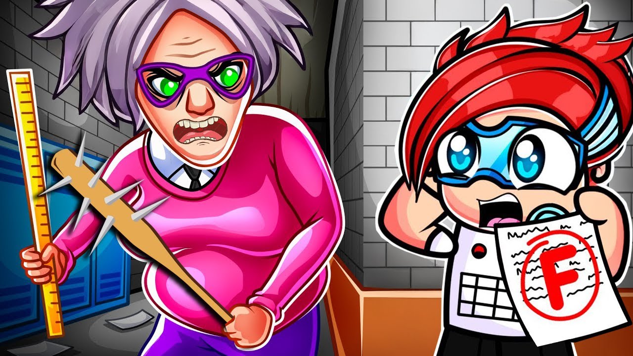Trolleo A La Maestra Loca Scary Teacher En Roblox Luky Youtube