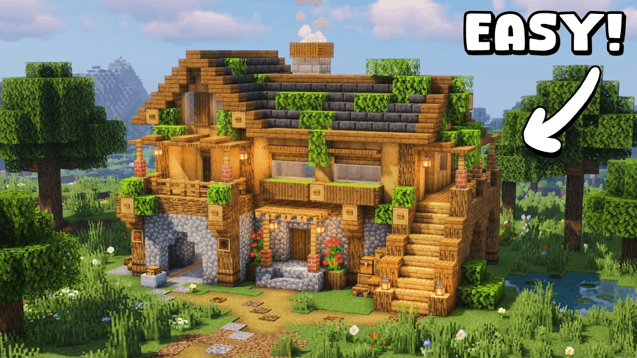Just a Simple Minecraft House That Look Insane | Tutorial - YouTube