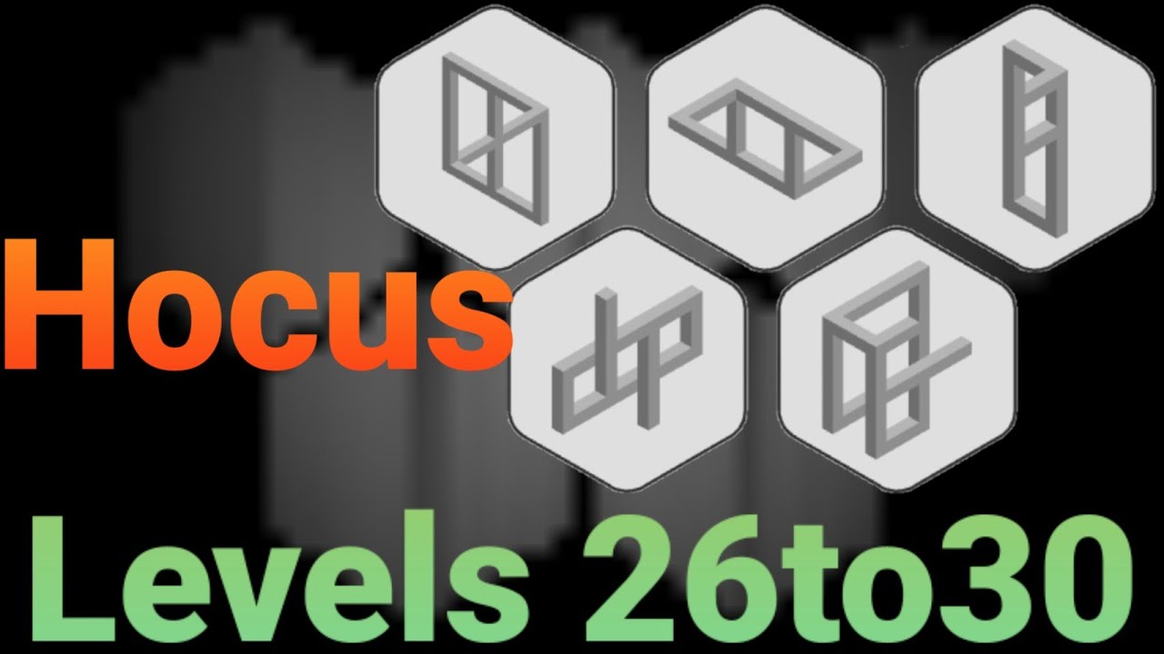 Hocus Level-26,27,28,29,30 - YouTube