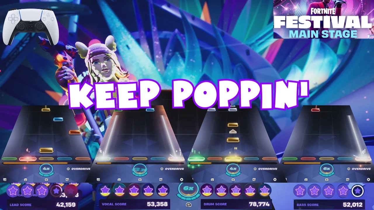 Keep Poppin - Fortnite Festival Expert Full Band (August 16th. 2024 ...