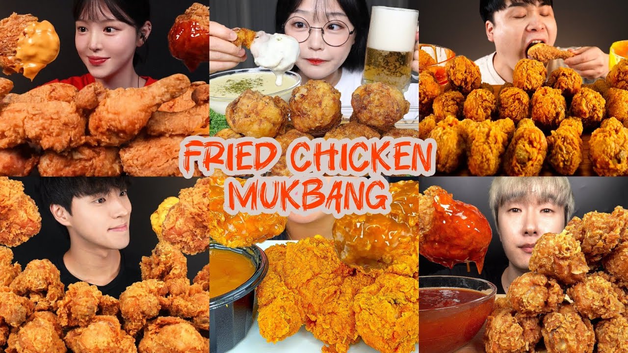 ASMR EATING SOUND | BEST FRIED CHICKEN 🍗🤤 MUKBANG COMPILATION ...