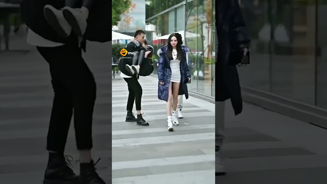 Korean Reels In Street || #Korean #Reels #Shorts - YouTube