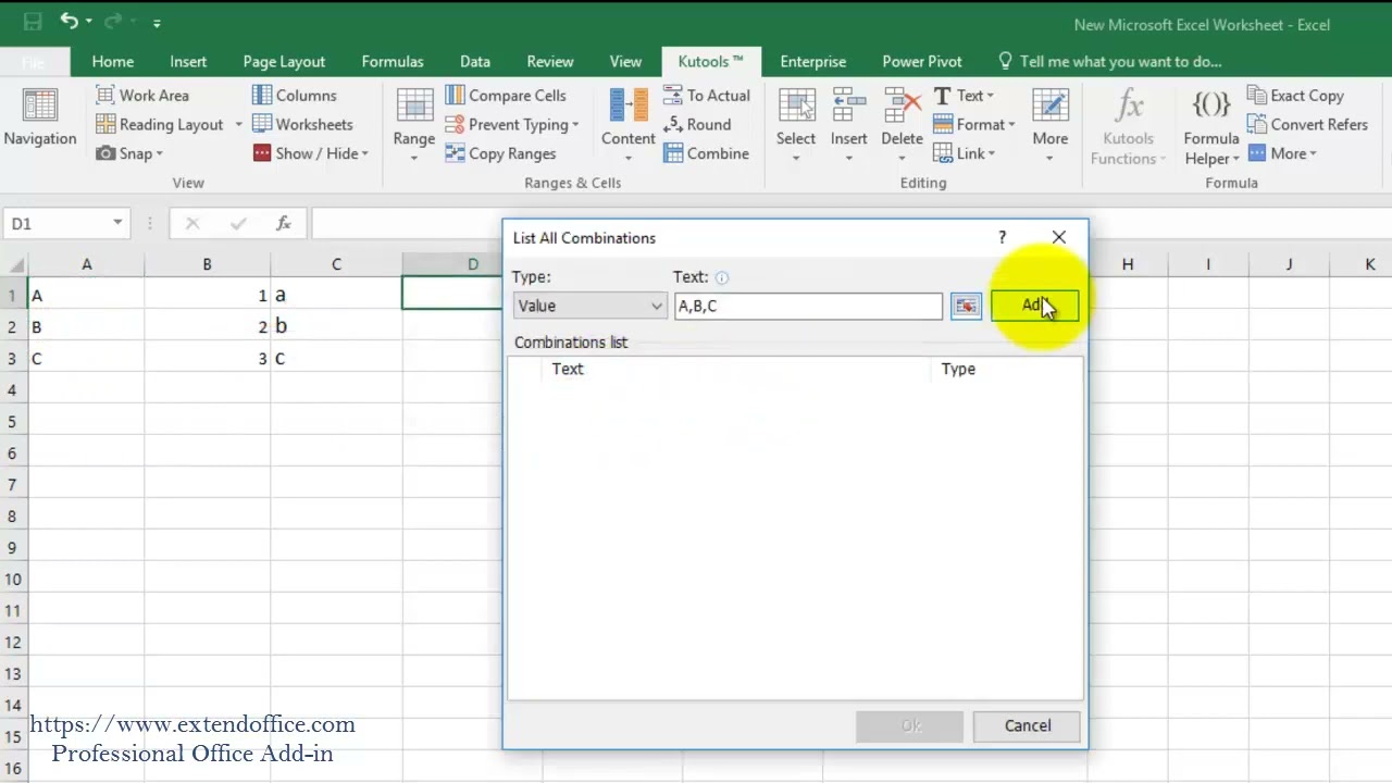 How To Generate Unique Combinations In Excel YouTube How To Generate Unique Combinations In Excel YouTube