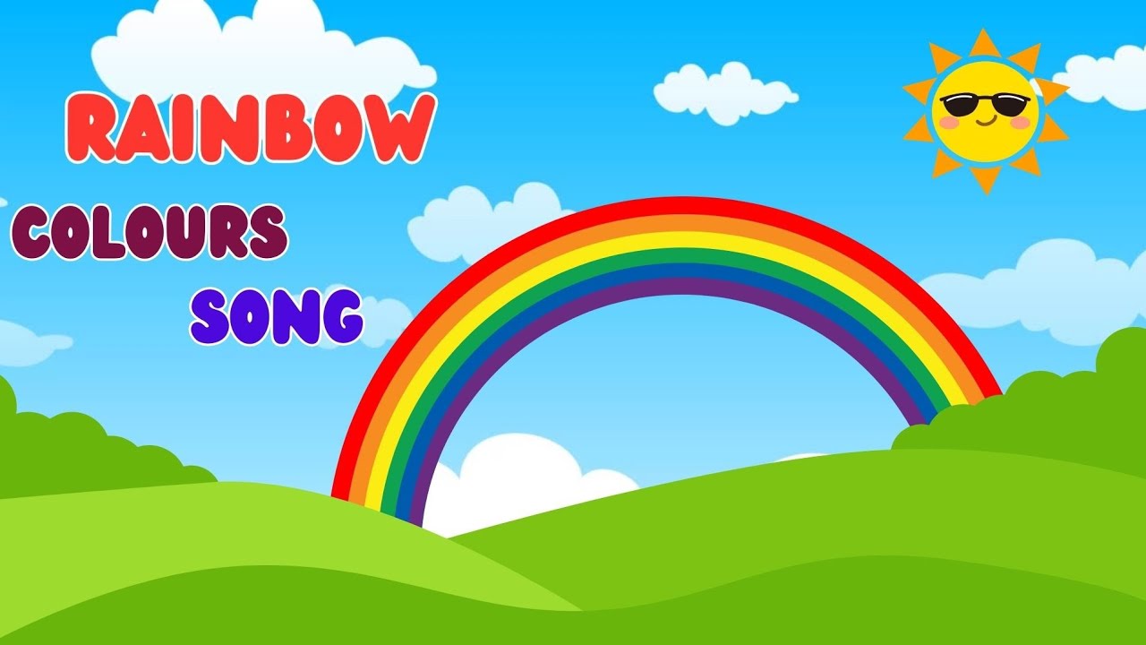 The Rainbow Colors song | Rainbow Song | Vibgyor Song | Nursery rhymes ...