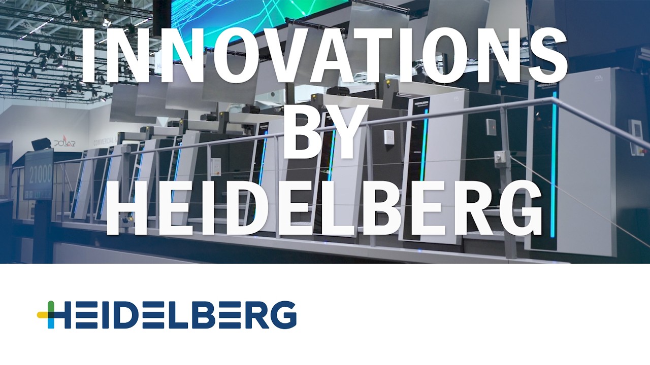 Innovations by HEIDELBERG | Speedmaster XL 106 with Plate to Unit - YouTube