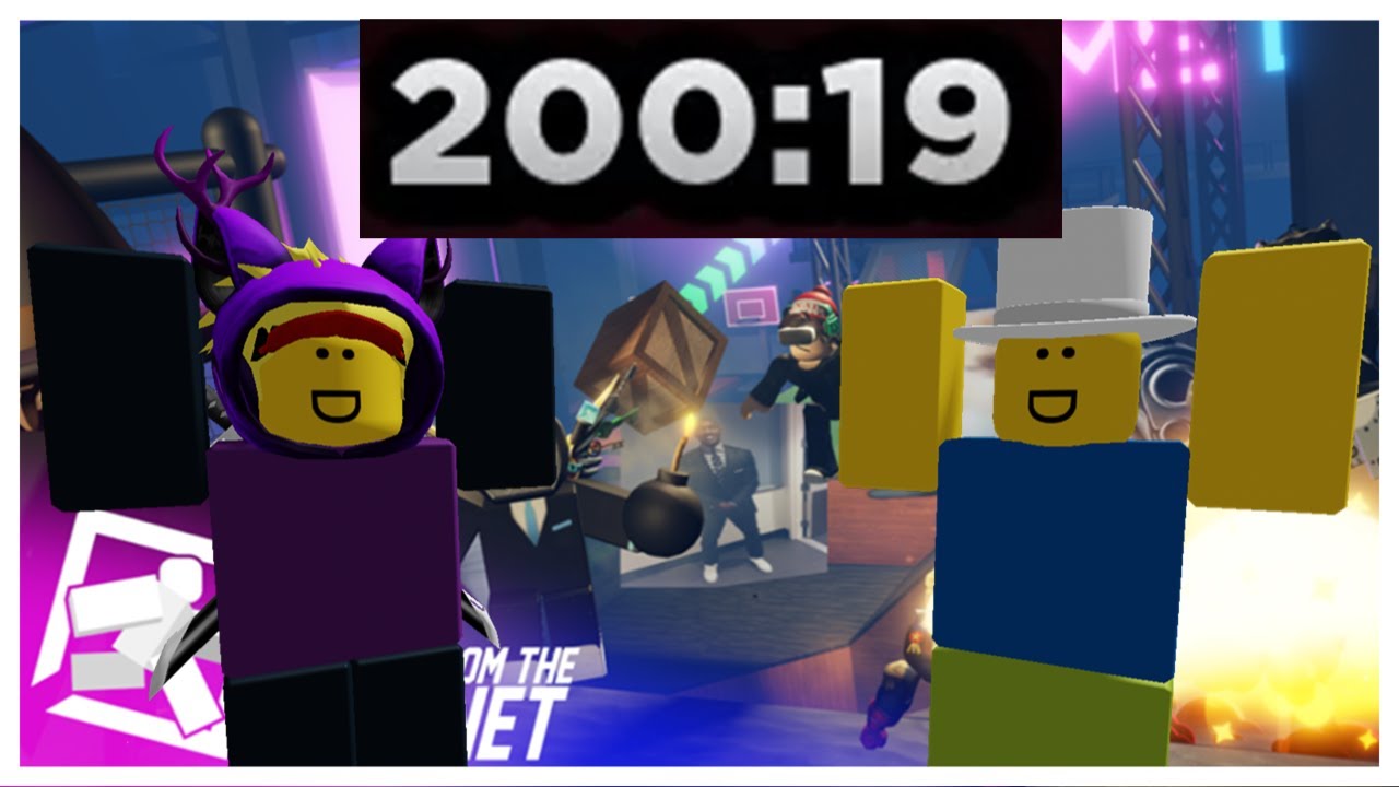 ROBLOX RUNNING FROM THE INTERNET INFINITE MODE WORLD RECORD(200:19 TIME ...