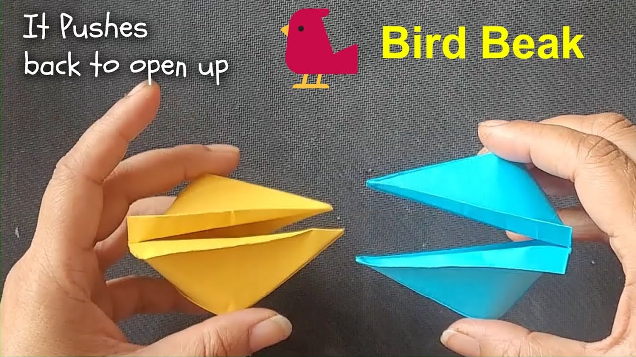Bird Beak | Snapping Bird Beak I #papercrafttutorial #diypapercraft # ...