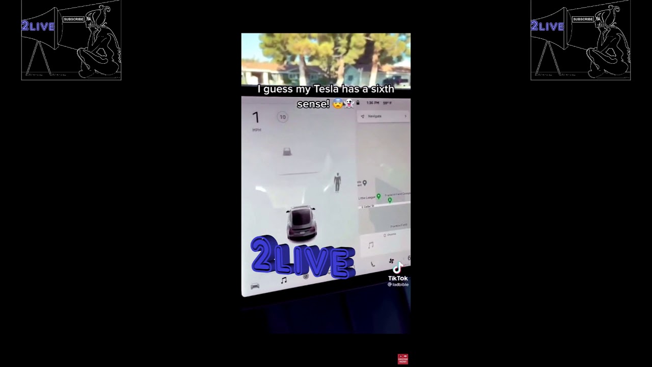 Tesla Car At A Cemetery Detects People Around It When No One Is There ...