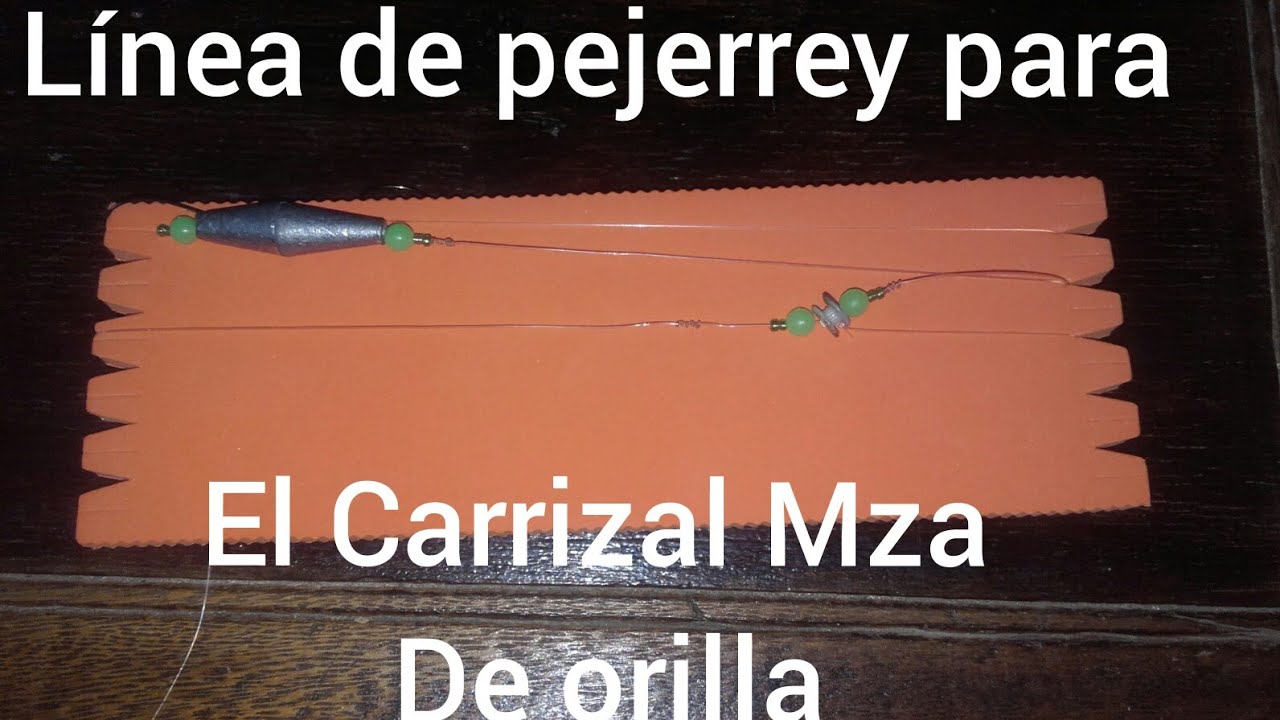 Línea de pejerrey para el carrizal de orilla - YouTube