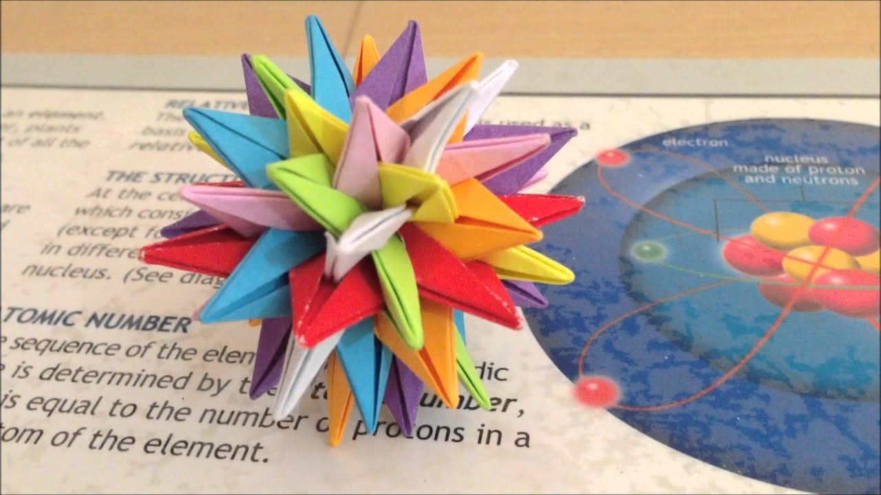 World's Smallest Origami STUVWXYZ Star - YouTube