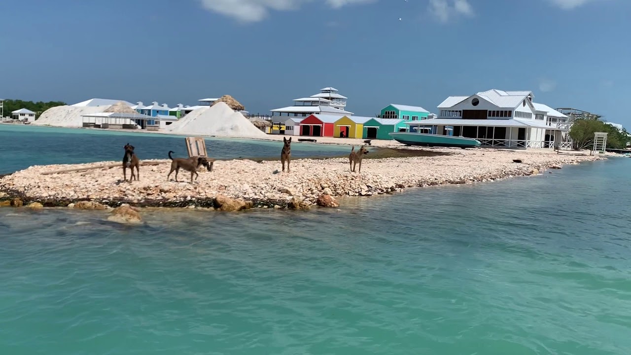 Isabella Caye Belize - Island under construction - YouTube