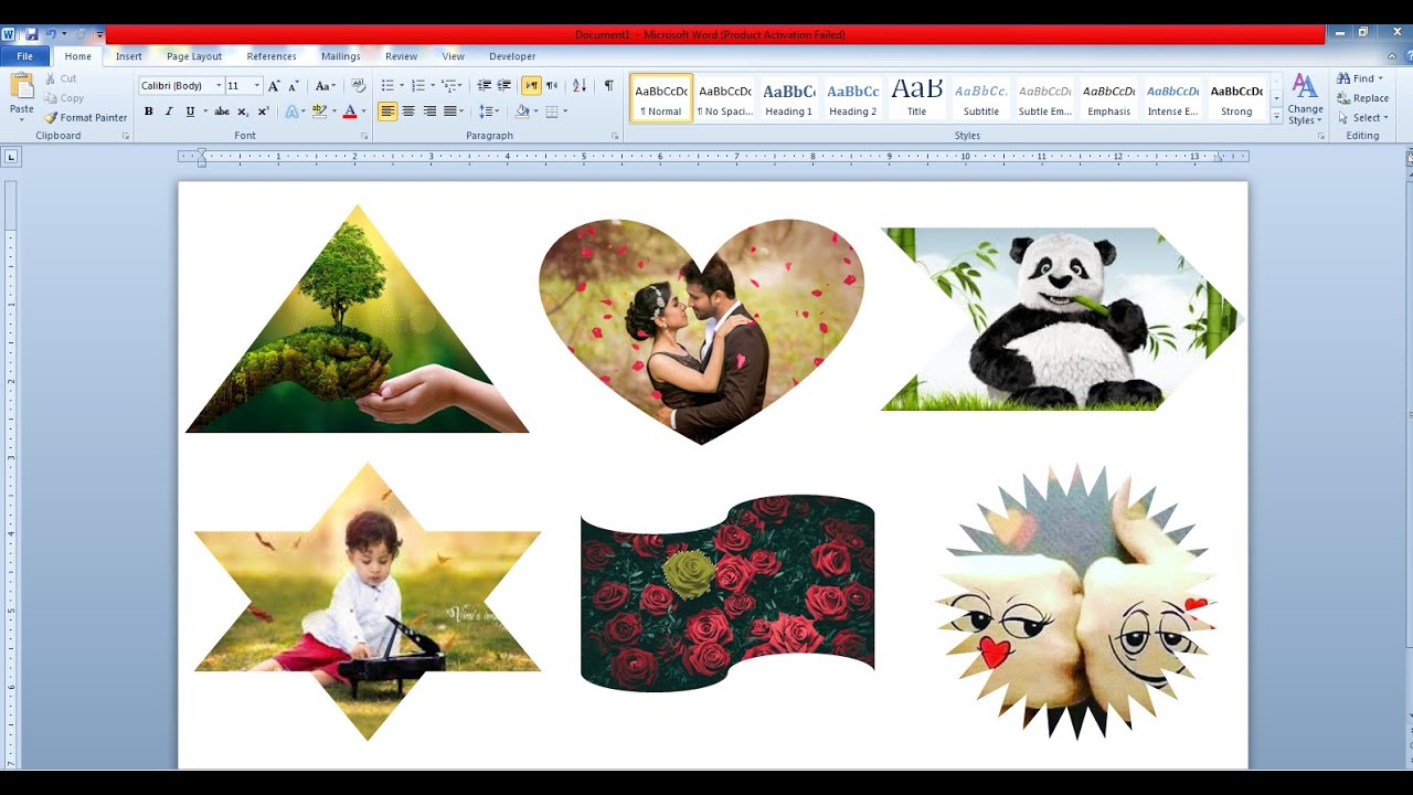 How To Crop Convert Image Into A Shape In MS Word YouTube How To Crop Convert Image Into A Shape In MS Word YouTube